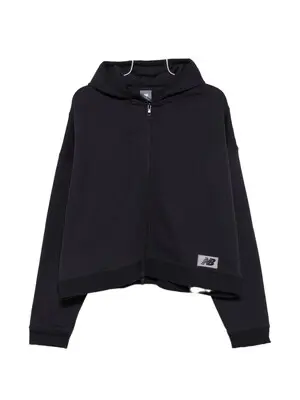 NEW BALANCE Logo Cotton Hoodie - Blue