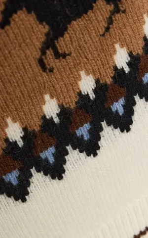 Cara Cara Colton Intarsia Wool-cashmere Pullover