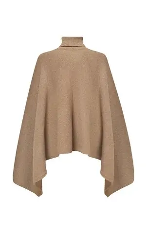 DI STAVNITSER Cashmere Blend Poncho - Neutral