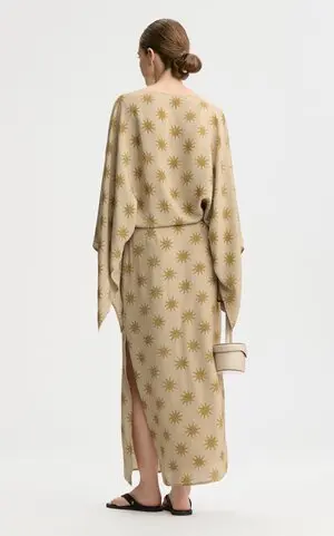 BY MALENE BIRGER Ottilia Silk-blend Maxi Dress