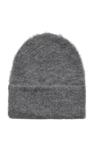 TOTEME Knit Alpaca-blend Beanie - Grey