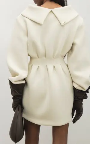 Arakii Wide Collar Mini Dress