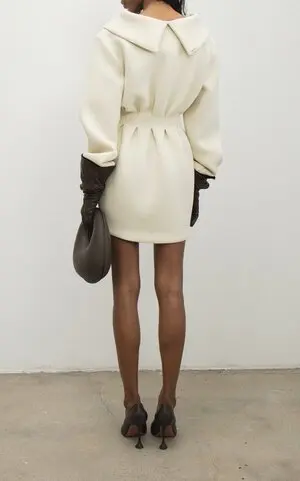 Arakii Wide Collar Mini Dress