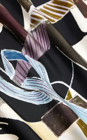 OTZIO Double-printed Silk-twill Scarf