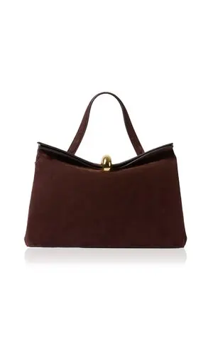 Jacquemus Valerie Top Handle Suede Bag
