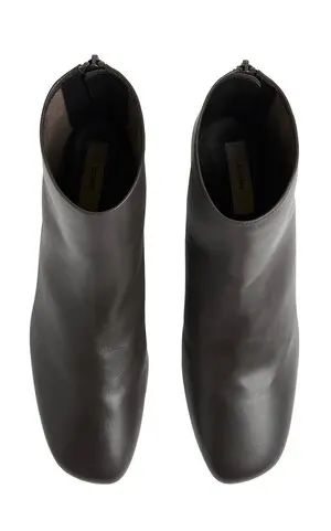 TOTEME Mid-heel Leather Ankle Boots