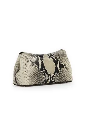 TOTEME Mini T-lock -embossed Leather Clutch