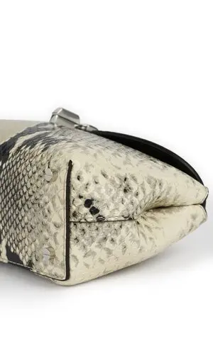 TOTEME Mini T-lock -embossed Leather Clutch