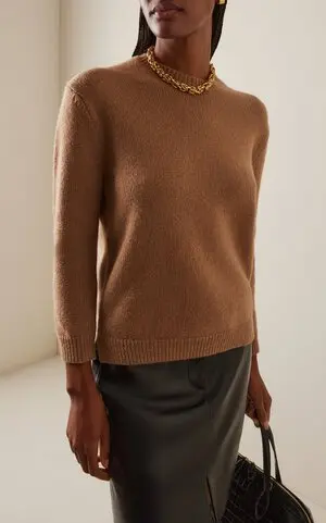 TOTEME Knit Camel Hair Sweater