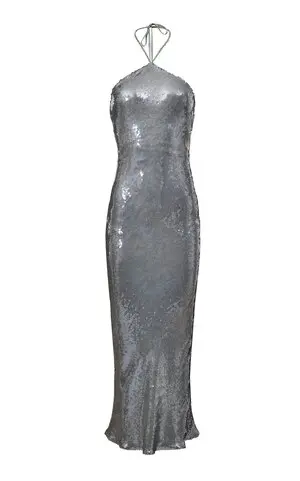 FRANCESCA MIRANDA Aurora Sequined Dress - Blue