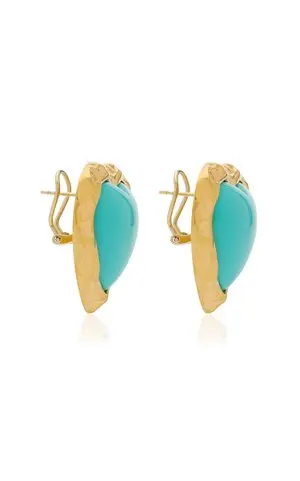 ANABELA CHAN Heart 24k Gold And Aluminum Earrings