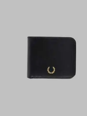 Fred Perry 100% Leather Wallet - Black