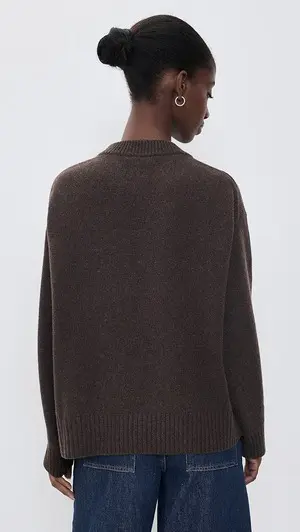 REFORMATION Cove Cashmere Oversized Crew Sweater