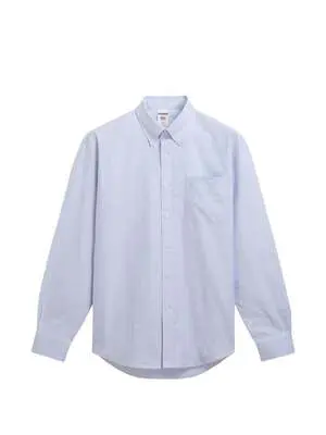 SEBAGO 100% Cotton Button-down Shirt For - Navy