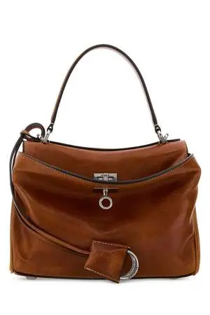 Balenciaga Mini Rodeo Handbag - Camel