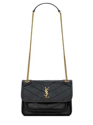 Saint Laurent Quilted Leather Shoulder Bag