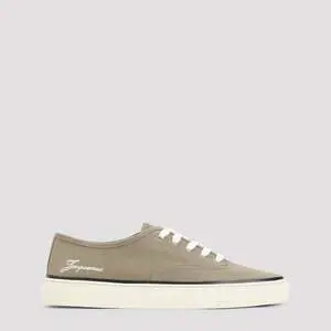 Jacquemus Le Fefe Embroidered Canvas Sneakers - Green