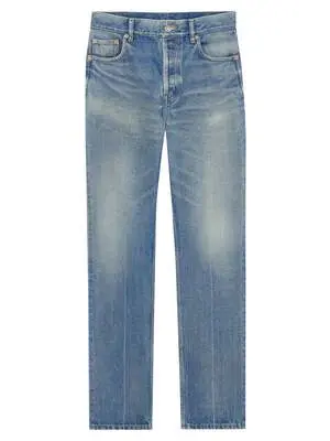 Saint Laurent Cotton Lined Five-pocket Jeans