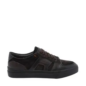 Santoni Suede Sneakers - Brown