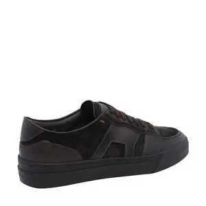 Santoni Suede Sneakers - Brown