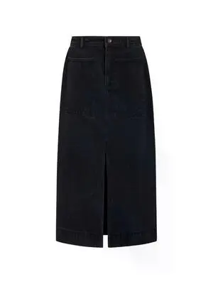 MARIE OLIVER Leighton Front-slit Midi Skirt