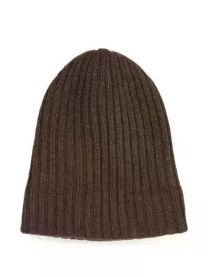 Fedeli Ribbed-knit Beanie Hat