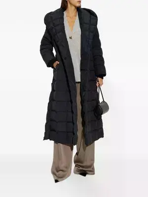 Fabiana Filippi Belted Long Down Coat