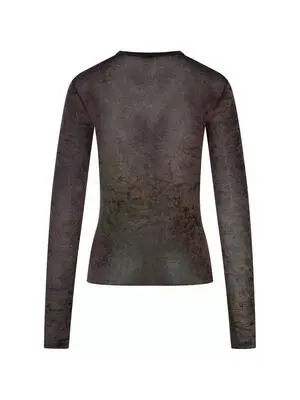 FORTE_FORTE Sheer-finish Long-sleeve T-shirt