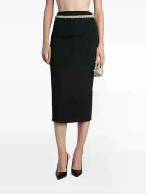 HIBOURAMA Hera Midi Skirt - Black