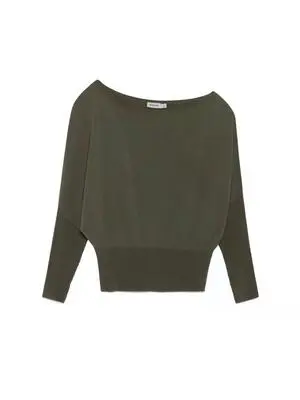 Simkhai Lavina Draped Off-shoulder Sweater