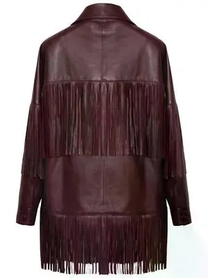 DANCASSAB Loretta Fringe-detailing Jacket