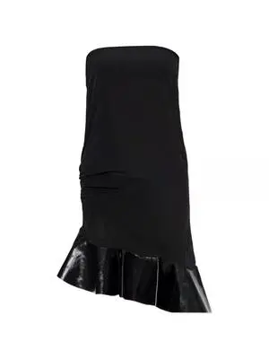 IRO PARIS Florence Ruffled Strapless Mini Dress