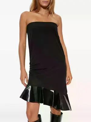 IRO PARIS Florence Ruffled Strapless Mini Dress