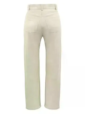 DANCASSAB Amira Straight-leg Suede Trousers