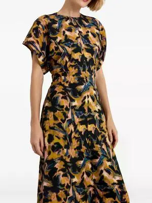 MARIE OLIVER Kamari Abstract-print Maxi Dress