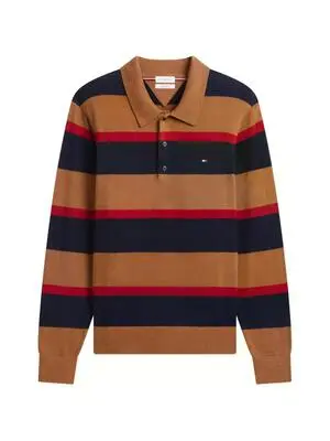 Tommy Hilfiger Striped Polo-collar Sweater