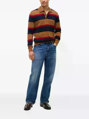 Tommy Hilfiger Striped Polo-collar Sweater
