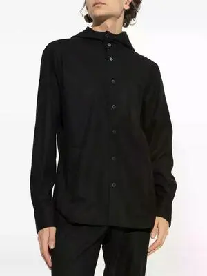 Kiton Hooded Long-sleeve Shirt