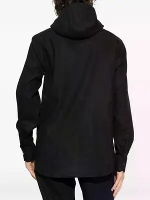 Kiton Hooded Long-sleeve Shirt