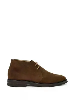 SCAROSSO Roger Suede Chukka Boots - Brown