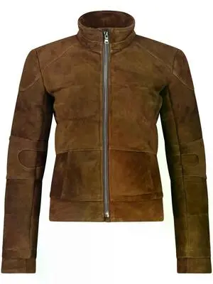 DANCASSAB Darder Suede Puffer Jacket - Brown
