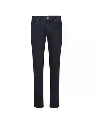 Jacob Cohen Nick Slim Logo-patch Jeans - Blue