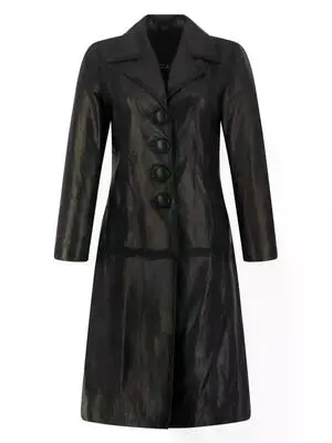 DANCASSAB Grisi Single-breasted Coat - Black