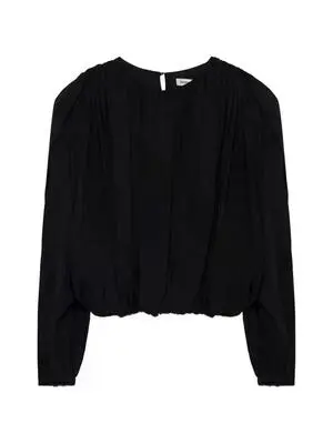 Simkhai Frida Draped Long-sleeve Top