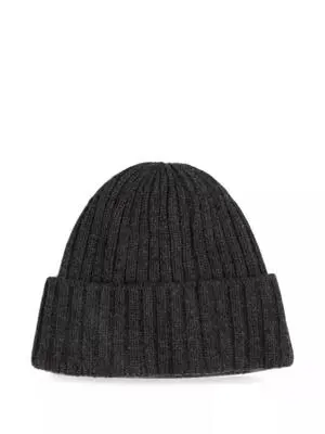 Fedeli Ribbed-knit Cashmere Beanie Hat