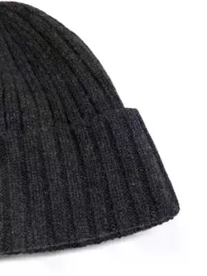 Fedeli Ribbed-knit Cashmere Beanie Hat