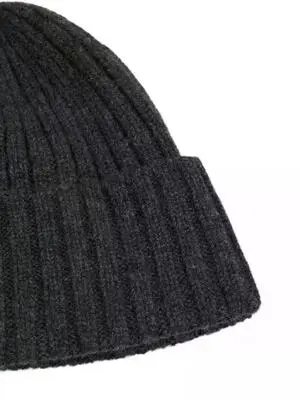 Fedeli Ribbed-knit Cashmere Beanie Hat