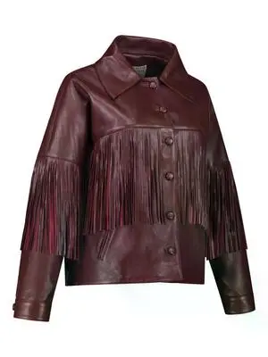 DANCASSAB Taylor Fringed Leather Jacket