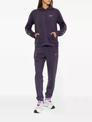 EA7 Logo-print Hooded Tracksuit