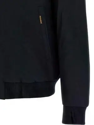MOORER Ribbed-trim Button-up Jacket